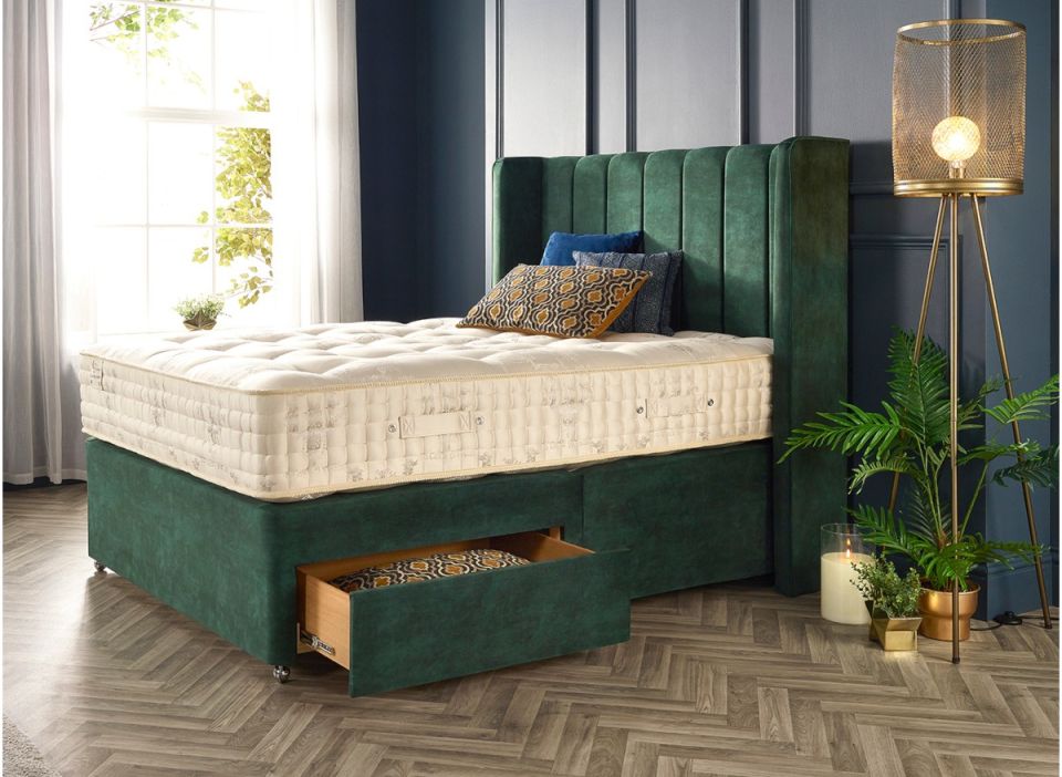 Superior Sprung Edge Divan Base with Drawers | Handmade British Storage ...